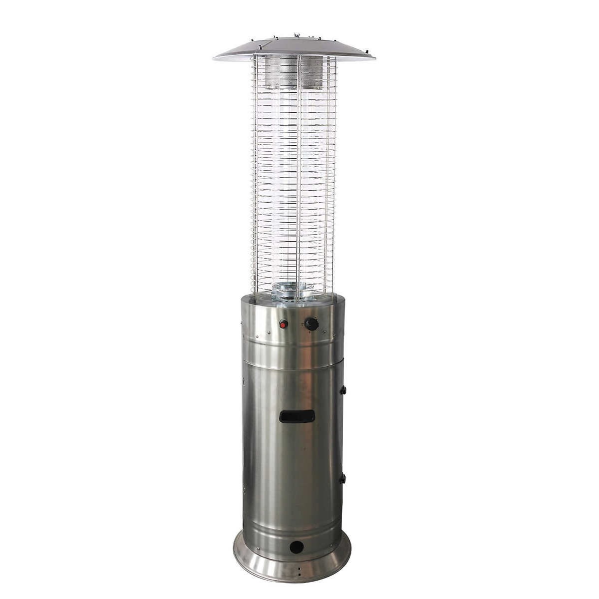 BS-PG-50A - Patio Round Gas Heater Stainless Steel | Breezsol - Dubai