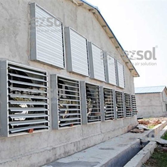 Exhaust Fan - Industrial Wall Mounted for concrete walls | Breezsol Dubai